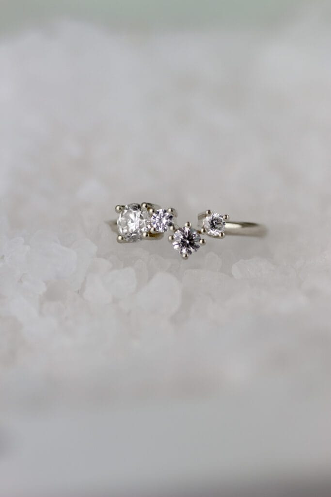 Handgefertigte Verlobungsringe aus Platin 950 mit Diamant 💍